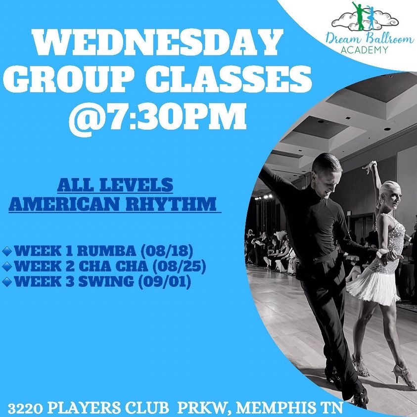 Wednesday Group Classes in Memphis - Dance Studio in Memphis, TN